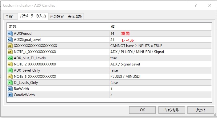 adx | FXフレンズ｜FX教材の情報サイト